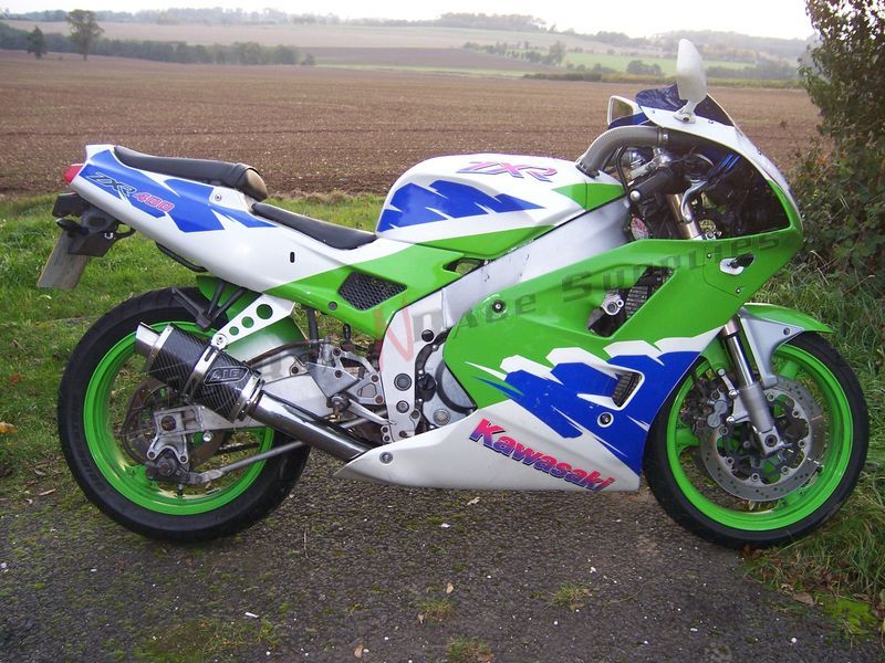 ZXR 400 - A16 ZXR400 Stubby Stainless Exhaust - Lee 1 - A16 Road 'N ...